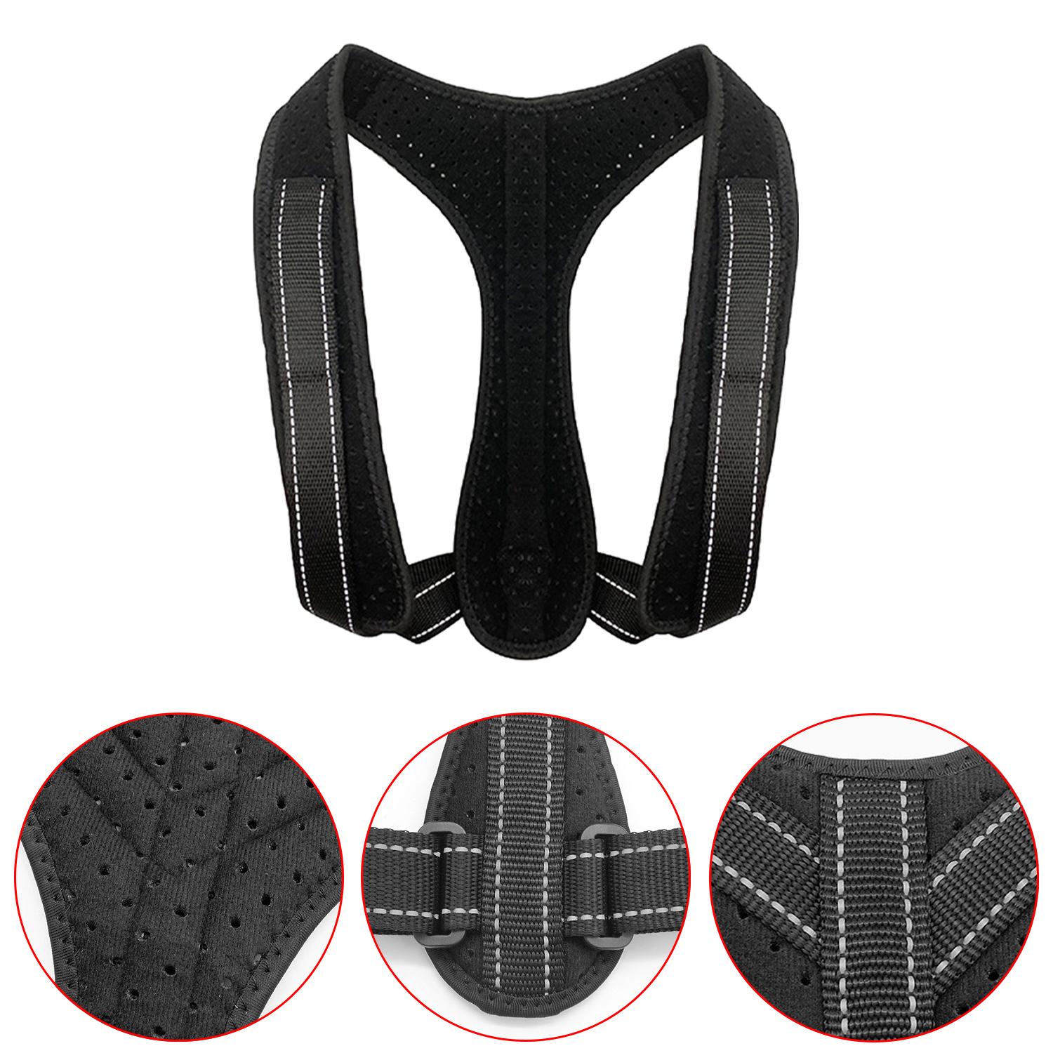 Adjustable Hunchback Posture Corrector Upper Back Posture Corrector For ...