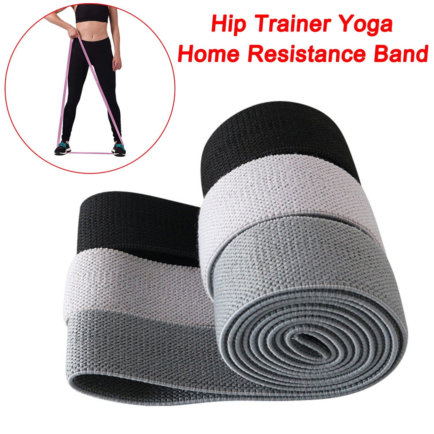 Hip Circle Resistance Band Resistance Fabric Fitness Exercise Pull Up ...