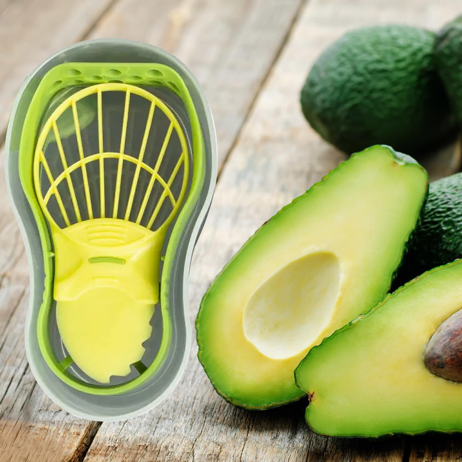 3 in 1 Avocado Keeper Storage Container Avocado Tool Avocado Slicer ...